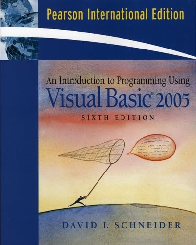 Introduction to Programming Using Visual Basic 2008 (7th, 09) by Schneider, David I [Paperback ...