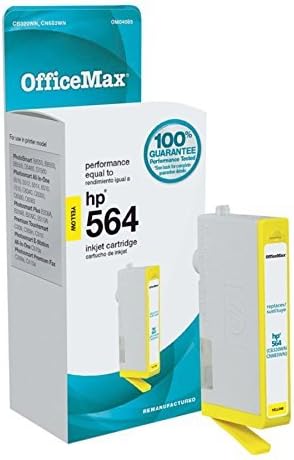 Amazon.com: OfficeMax Remanufactured Yellow Ink Cartridge Replacement ...