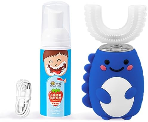 Amazon.com: Electric Toothbrush Kids U Shaped with Specialized Foam ...