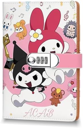 Amazon.com : FYWZXED Cartoon Animation Leather Combination Lock ...