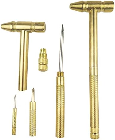 HemBorta Mini Anvil & Jewellery Hammer Tool Set with 490g Small Double ...