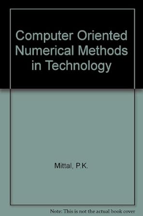 Buy Computer Oriented Numerical Methods in Technology Book Online at ...