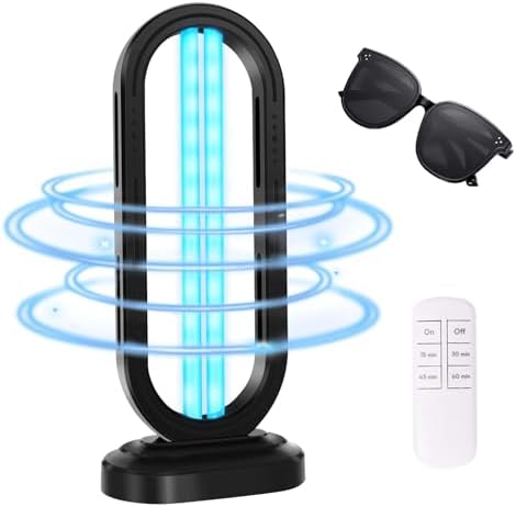 Amazon.com: ZETAWALE UV Light Sanitizer, Ultraviolet Lamp with Remote ...