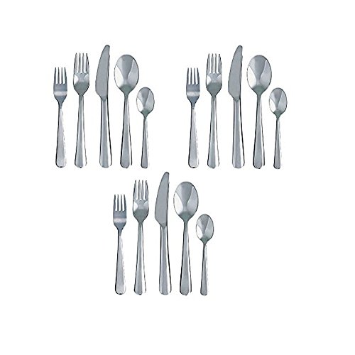 Ikea Dragon 60-Piece Flatware Set Stainless Steel | Amazon price ...
