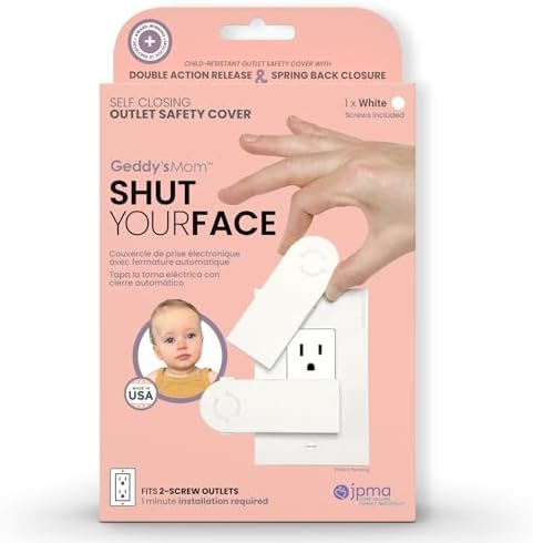Amazon.com : Self-Closing Outlet Cover for 2-SCREW (Decora) OUTLETS ...