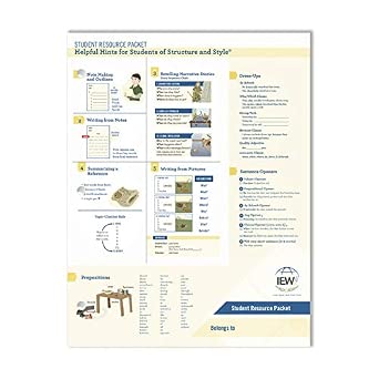 Student Resource Packet: Helpful Hints for Students of Structure and ...