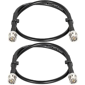 XRDS - RF 2FT HD-SDI Cable, BNC Connector, Digital Video Cable, Supports 4K/8K SDI Video, 2-Pack ...