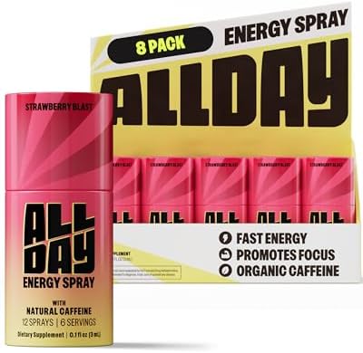 Amazon.com: ALLDAY - Caffeine Spray, Promotes Focus and Energy - Pocket ...