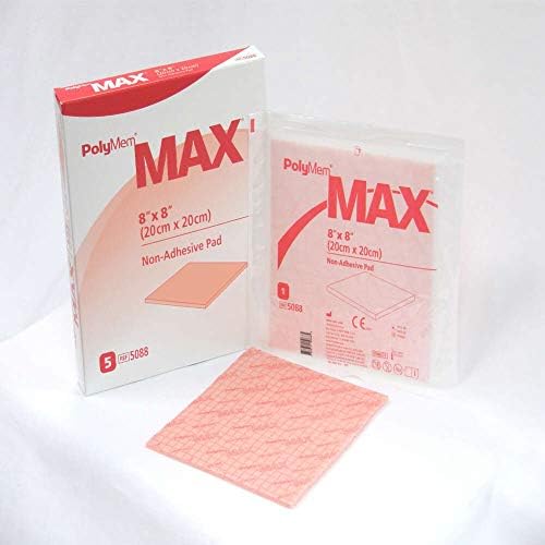 Amazon.com: Polymem 4" x 4" Non-Adhesive Pad Wound Dressing, 3 Count ...
