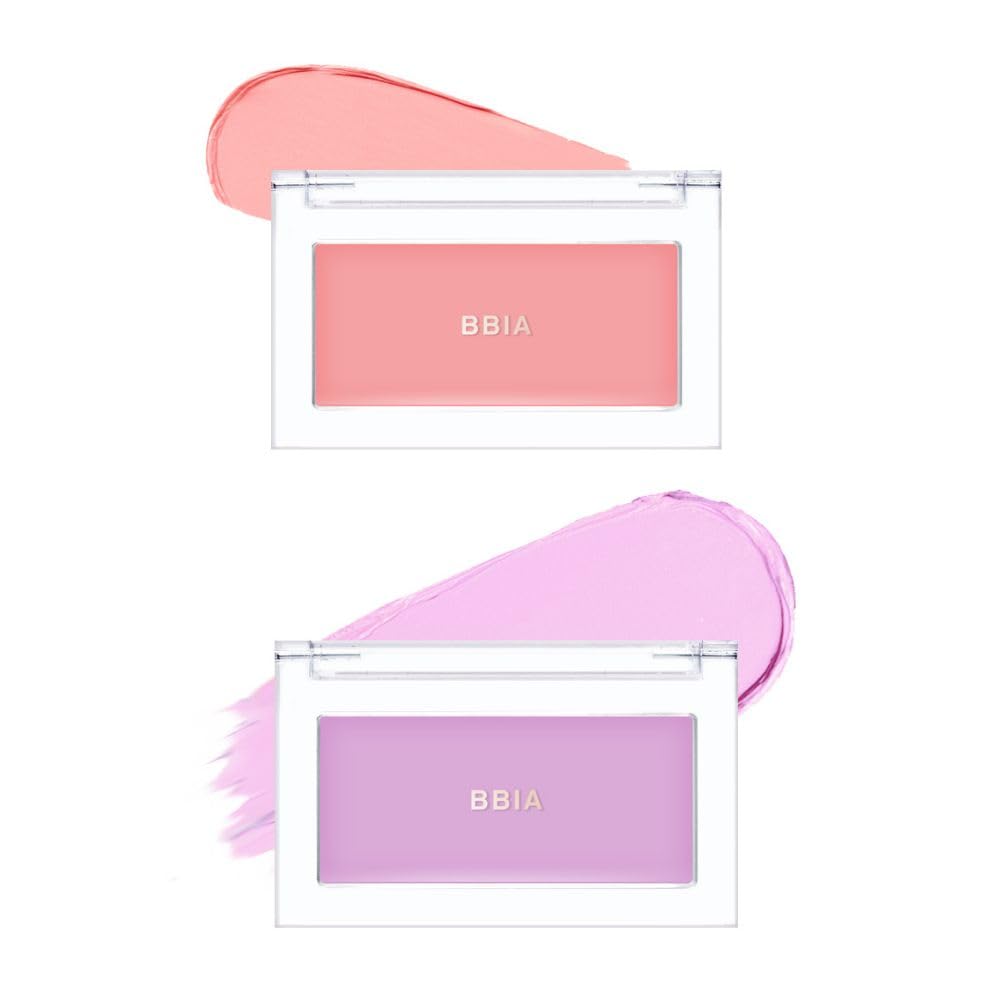 Amazon.com : BBIA Ready To Wear Downy Cheek Cream Blush 2P Set (01 ...