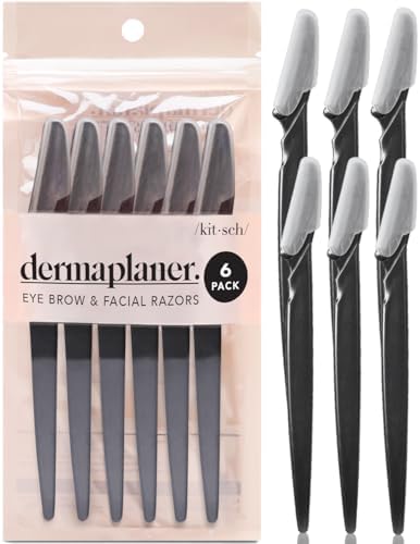 Amazon.com: Kitsch Dermaplaning Tool - Face Razors for Women and Men ...