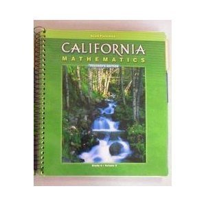 California Mathematics, Grade 4, Vol. 2, Teacher's Edition: Unknown ...