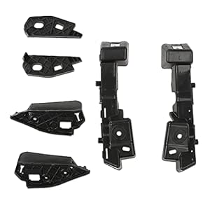 PIT66 Front Bumper Brackets Retainer Support Compatible with 2016-2018 ...