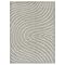 Amazon.com: LUXE WEAVERS Modern Geometric Wave Cream 5x7 Area Rug ...