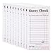 Amazon.com: Stock Your Home Black+White Guest Check Books for Servers ...