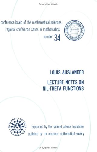 Buy Lecture Notes on Nil-theta Functions (CBMS Regional Conference ...