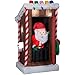 Amazon.com: Gemmy Animated Christmas Airblown Inflatable Santa's ...