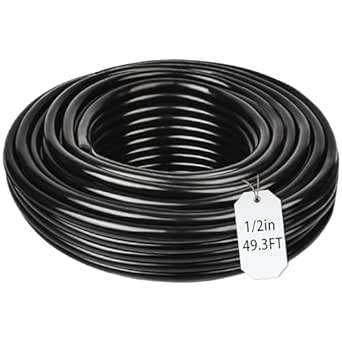 Amazon.com : Sulataya 1/2 Inch Drip Irrigation Tubing-49.2Ft/15M Main ...
