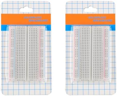 Amazon.com: Stemedu 2PCS 400 Tie Point Breadboards Prototype PCB Board ...