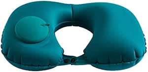Amazon.com: U-Shape Travel Pillow Air Inflatable Jumping Airplane Ring ...