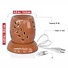 Pure Source India Ceramic Electric Aroma Diffuser Oil Burner/Oil Warmer ...