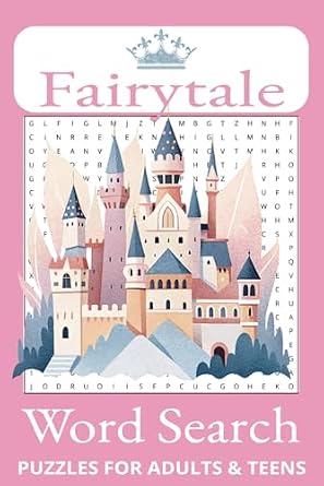 Fairytale Word Search Puzzle Book: Word Searches. with Easy to Read ...