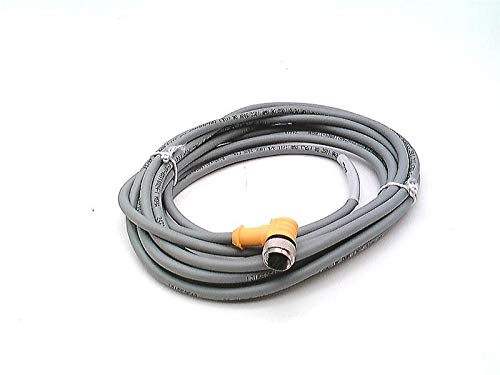 TURCK WK 4.5T-4 M12 EUROFAST, 4 Meter Length, 5 Wire, T Barb Fitting ...