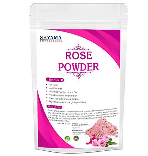Buy 100% Organic Rose Petals Powder, 100 gm Online at Low Prices in ...