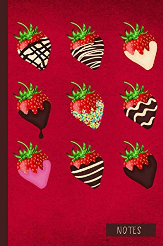 Notes: Chocolate Covered Strawberries Notebook Journal|Gift for ...