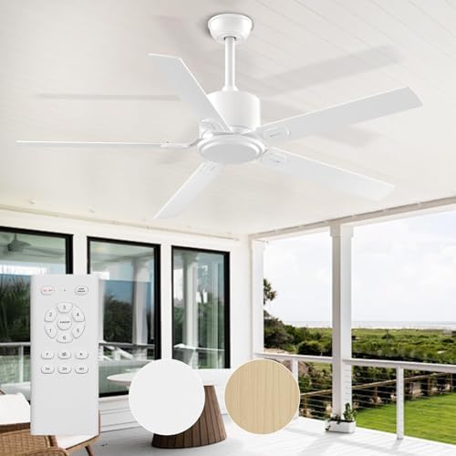 Amazon.com: Outdoor Ceiling Fan, Ceiling Fans 60” with Remote Control ...
