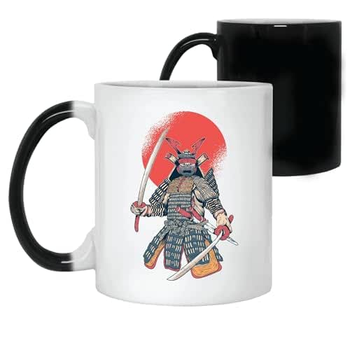 Amazon.com: Japanese Samurai Warrior Gift Katana Swords and Grungy Red ...
