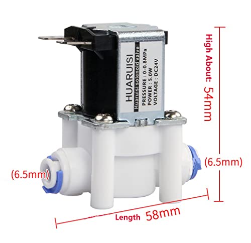 1/4" 24V Inlet Water Solenoid Valve N/C Normally Closed Flow Switch ...