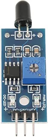 REES52 IR Flame Sensor Module, Fire Detection Detector Sensor Flame ...