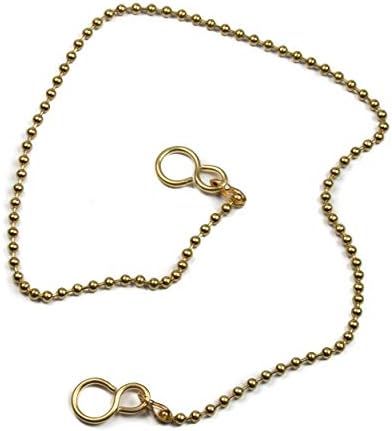 18" / 450mm Replacement Bath Plug Chain with Triangle Hooks - Ball Type ...
