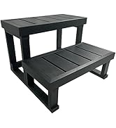 Amazon.com: Three Steps hot tub Steps, Wood-Plastic Composite Steps ...