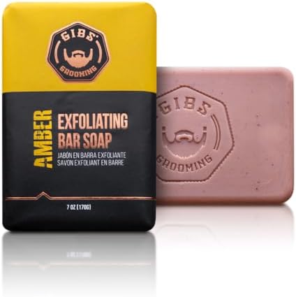 Amazon.com: GIBS Amber, Exfoliating, Long-Lasting, Woodsy, 7oz Bar Soap ...
