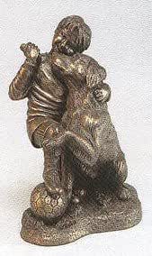 Amazon.com: Bronze George & Goldie Sculpture : Home & Kitchen