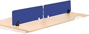 Amazon.co.jp: 2pcs Desk Privacy Panel Acoustic Freestanding Desk ...