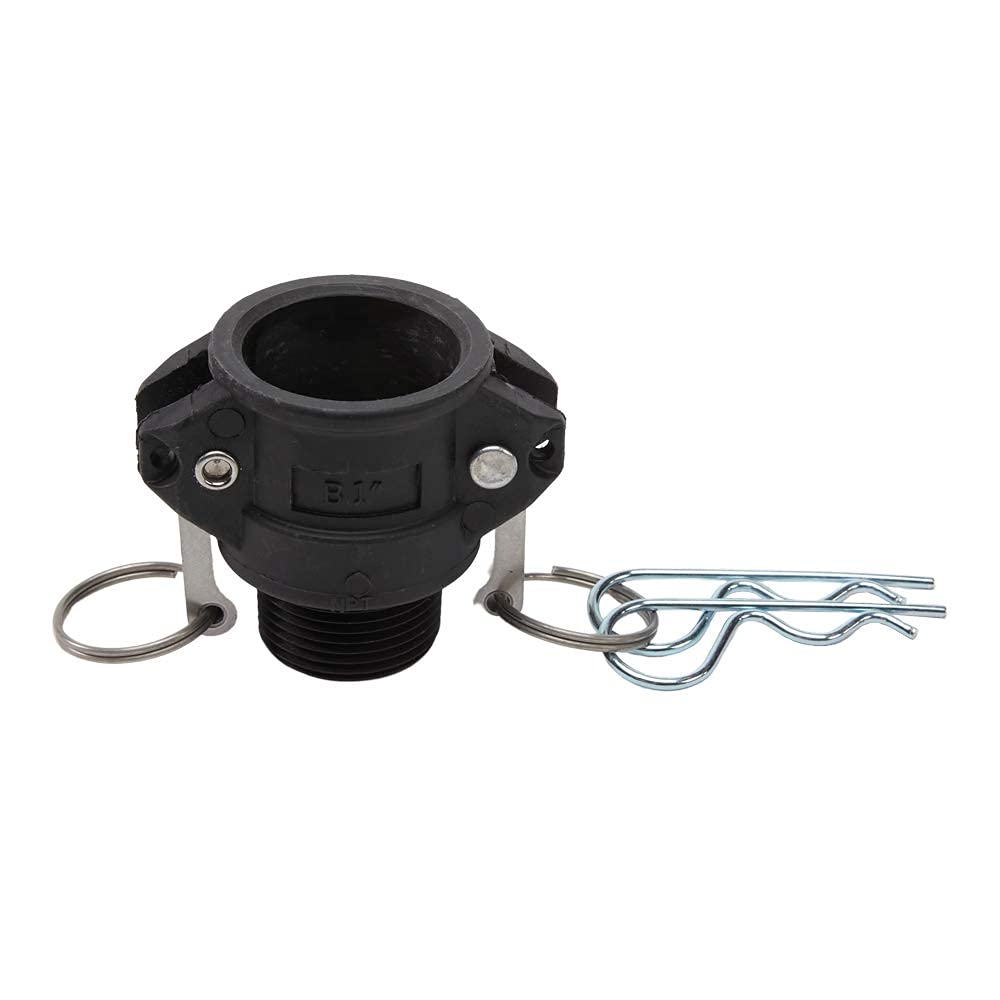 Buy 1" x 1" PVC Camlock Fittings - Plastic Hose Coupler - Poly Type B ...