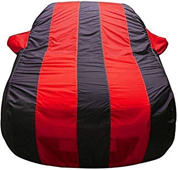 MIDRIB Car Body Cover for Maruti Wagon R with Storage Bag (Red & Blue ...