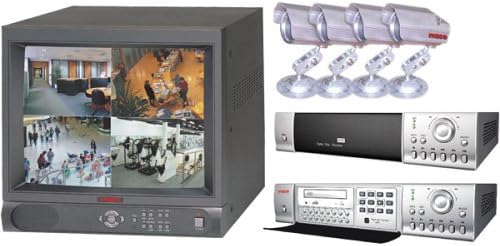 Amazon.com : Mace Security Products MSP-14DRW 14" Monitor /4-Channel ...