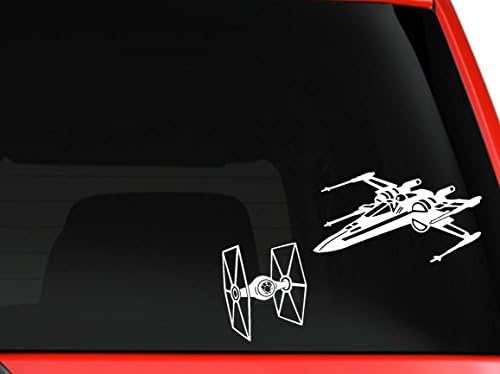 Amazon.com - X-Wing Silhouette 6" Vinyl Sticker Car Decal (6" Black)