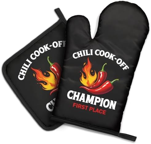 Amazon.com: DYJYBMY Chili Cook-Off Champion First Place Funny Oven ...