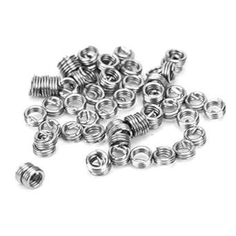50Pcs Wire Thread Insert, Insert Nut Fastener M1.6 X 0.35 Durable ...
