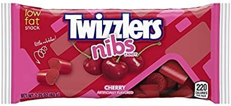 Amazon.com : TWIZZLERS NIBS Cherry Candy (Pack of 4) : Grocery ...
