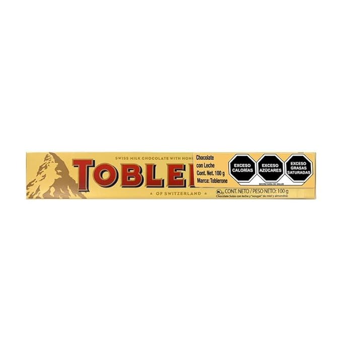 Amazon.com : Toblerone Original Triangular Candy, 100g - Smooth Swiss ...