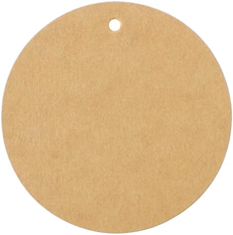 Amazon.com : CleverDelights 3" White Gift Tags - 100 Pack - Round ...