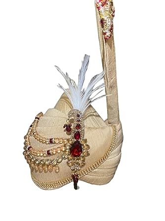 Pathani pagdi forTraditional Groom's Pagdi for Wedding, Golden Color ...
