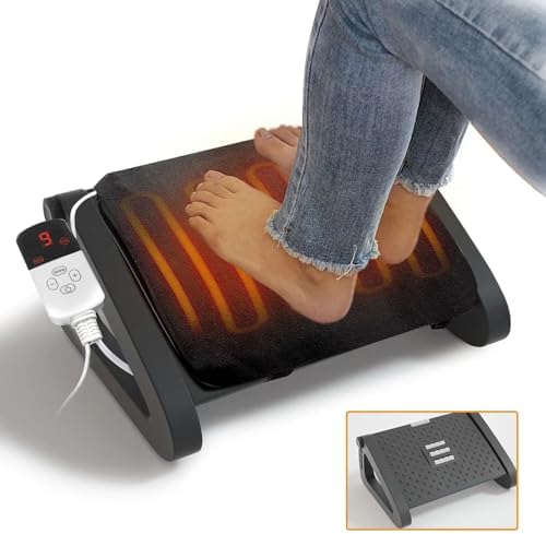 Amazon.com: Foot Rest for Under Desk at Work, ergonomically Designed ...