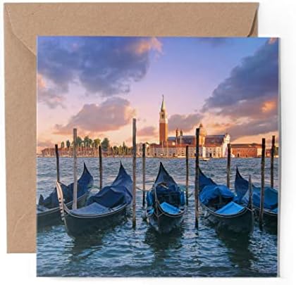 Pop Up Card "Venice - Panorama & Gondola Ride", 3D greeting card as a ...